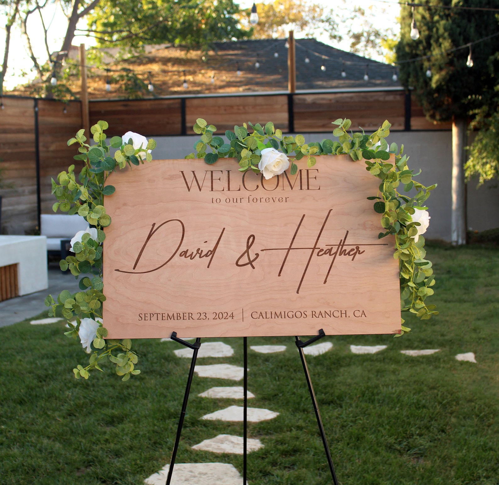 Wedding Welcome Sign Large Welcome Sign Rustic Wood Welcome - Etsy