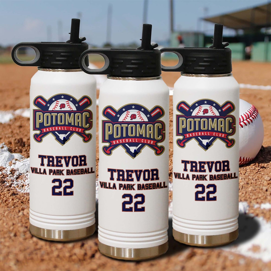 Bulk Baseball Team Water Bottles, Team Water Bottles Gift, Baseball ...