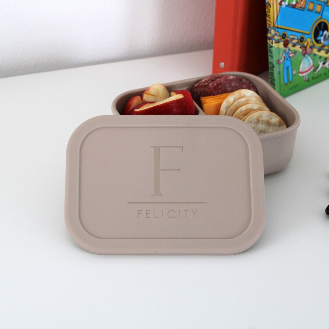 Personalized Silicone Bento Box Lunch Container for Kids - Bento Box ...