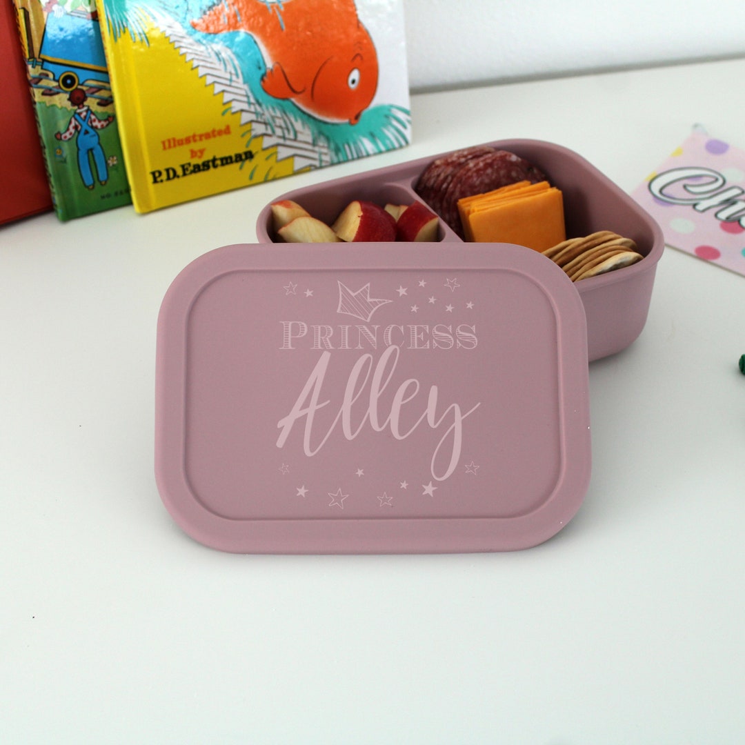 Personalized Silicone Bento Box Lunch Container for Kids - Bento Box ...