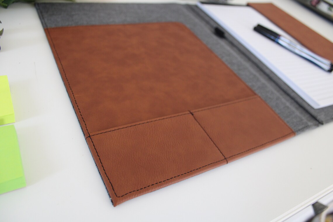 Personalized Leather Notepad Custom Engraved Leather Notepad Notepad ...