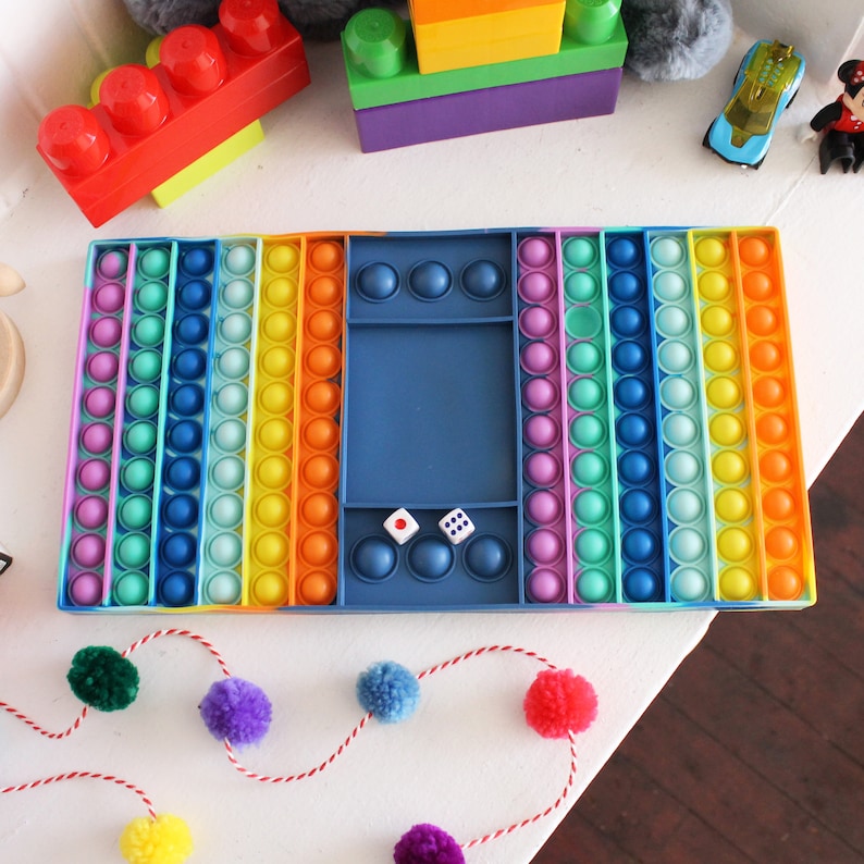 Personalized Pop Sensory Gameboard Pop Toy Sensory Game Board - Etsy