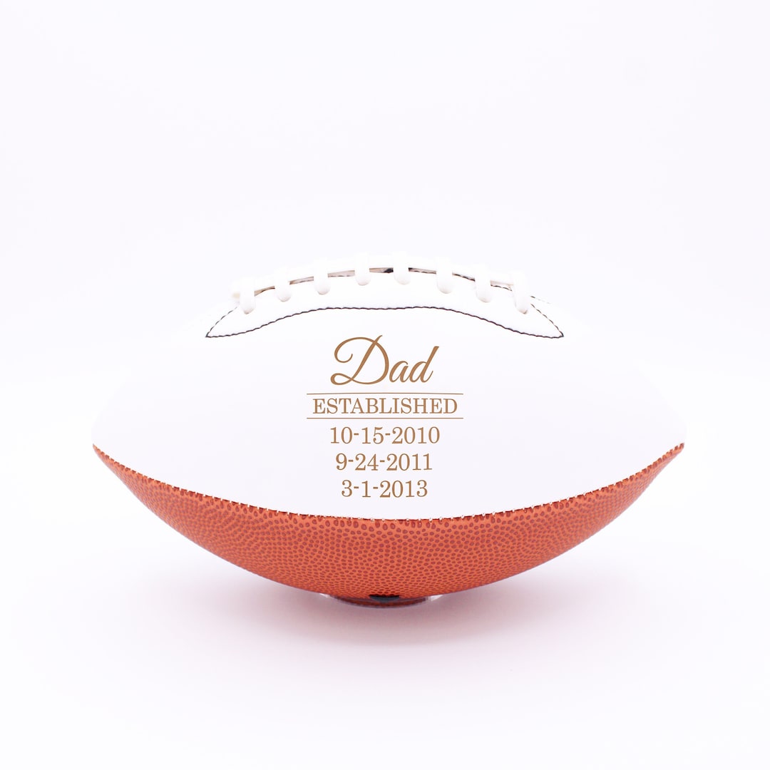 Personalized Dad Football Gift, Personalized Father's Day Football ...