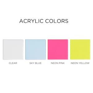 Personalized Acrylic Dry Erase Notes, Personalized Desk Name, Colorful ...