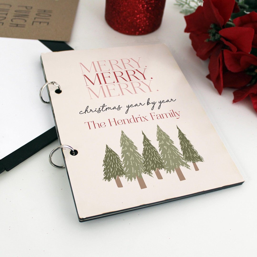 Christmas Card Keeper, Cards of Christmas Past, Personalized Christmas ...