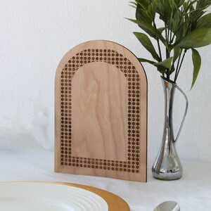 Wood Boho Table Number, Boho Wedding, Rustic Wedding Decor, Laser Cut ...