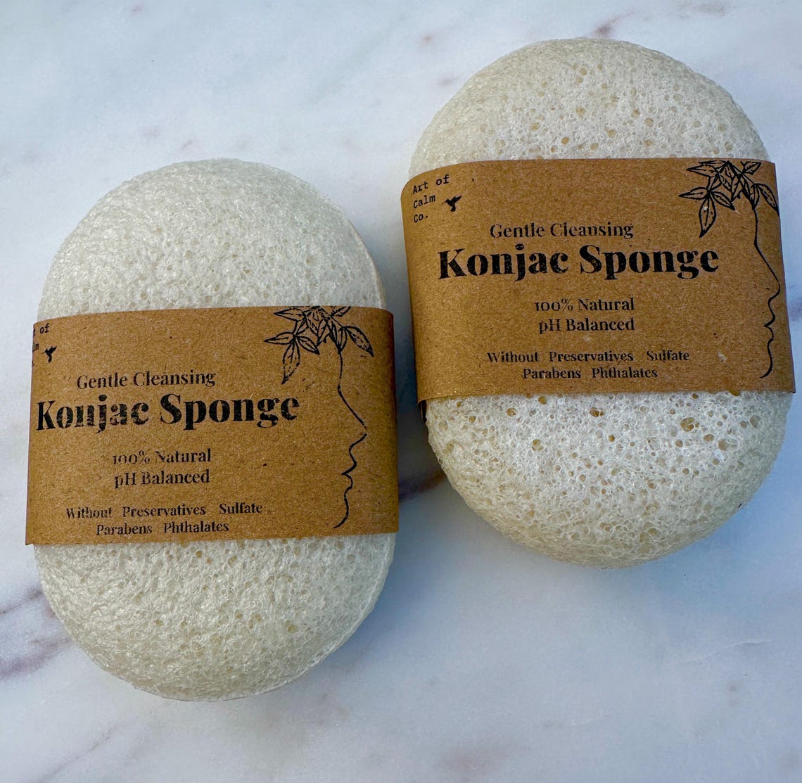 Konjac Facial Sponge | Reusable Makeup Remover | Eco Friendly Sponge ...