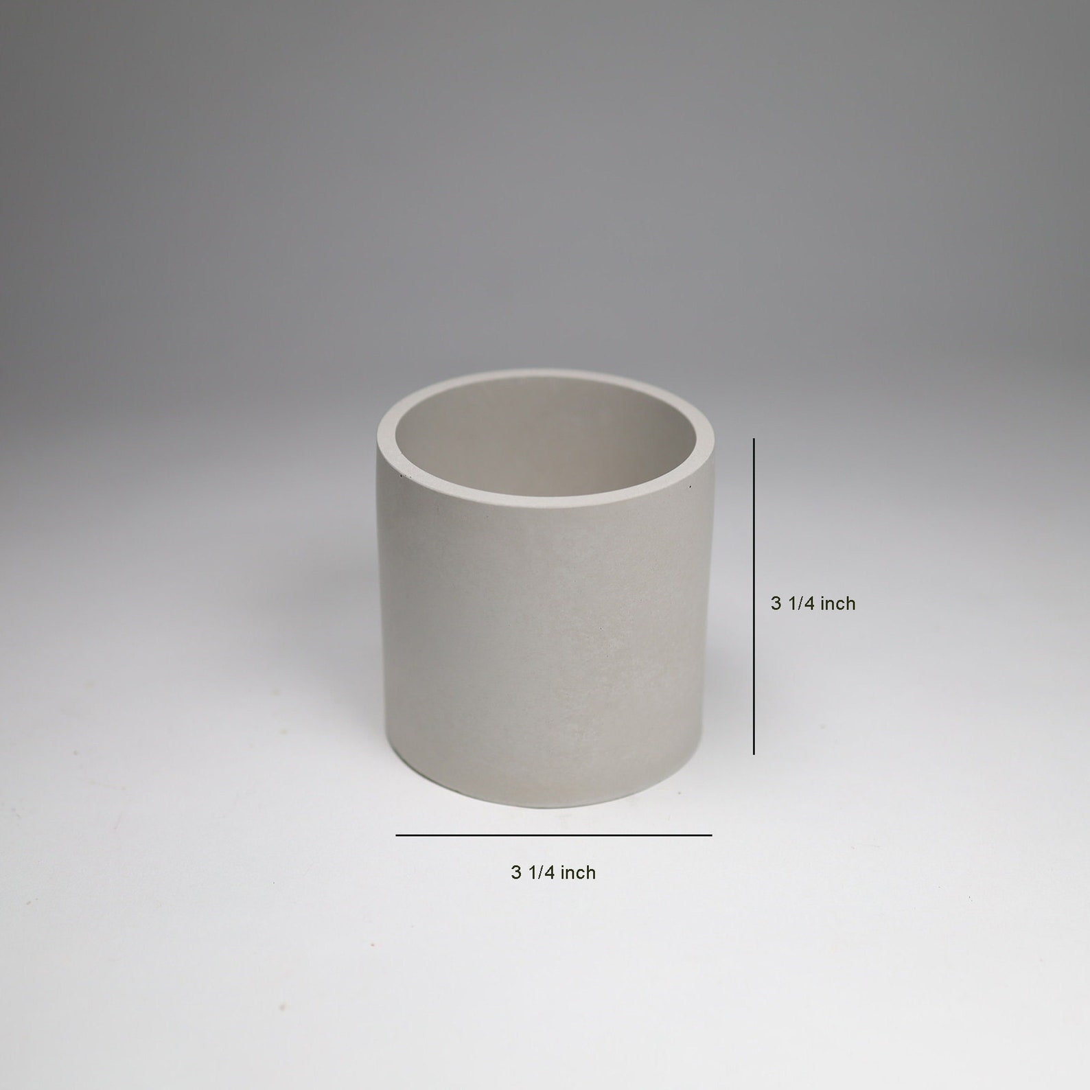 Concrete Jars, Vessel Handcrafted Planter Pot for Succulents, Candle ...