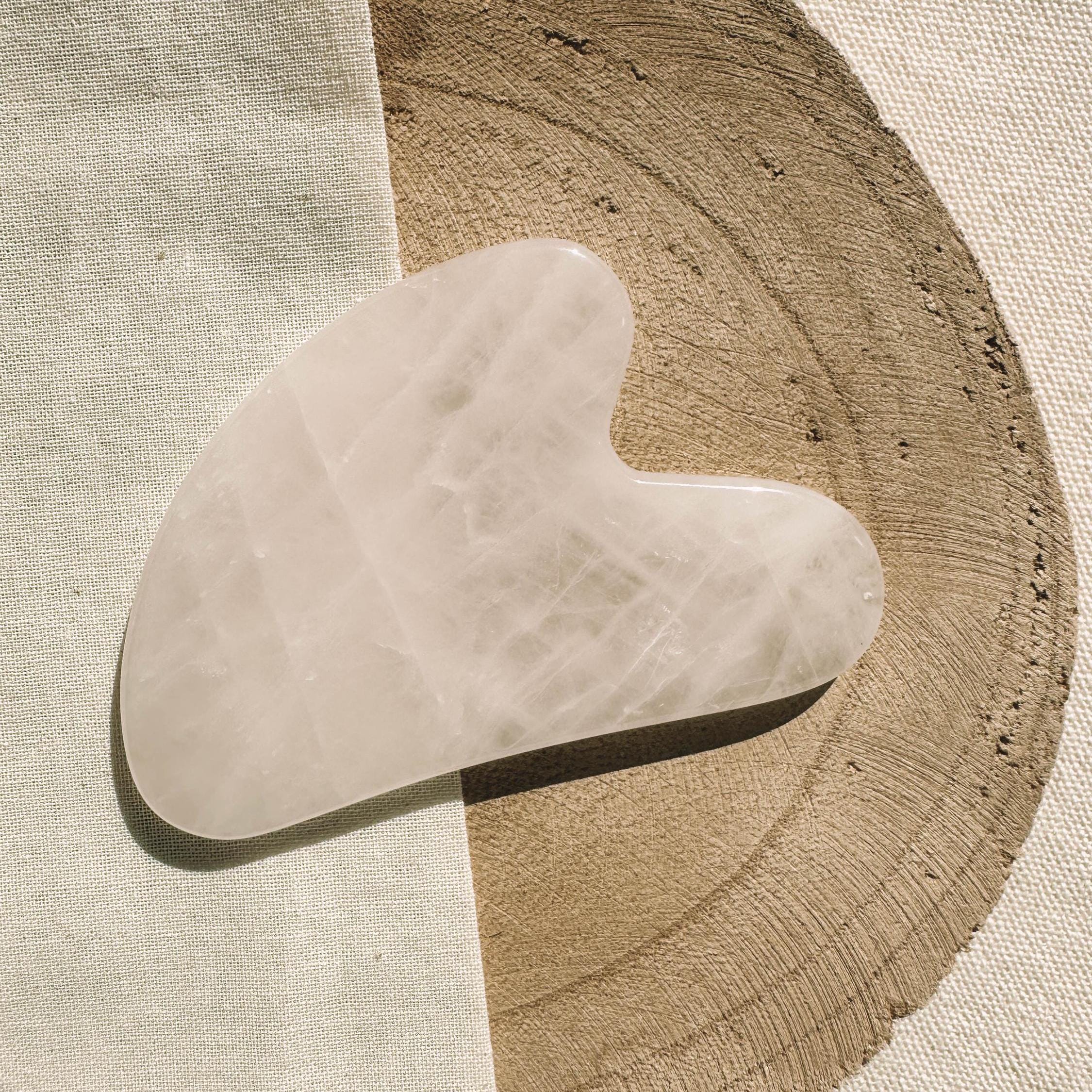 Jade Gua Sha Facial Massage Tool – 100% Real Stone Skincare Gift | Rose ...