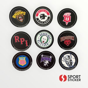 Custom Hockey Puck Stickers - | Puck Decals | Stickers Only ...