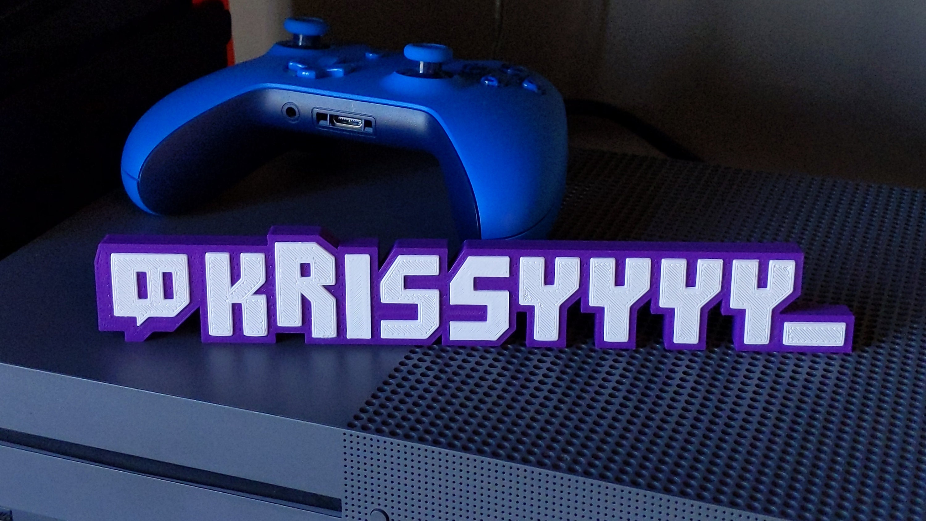 Custom Twitch Nameplate Personalized Twitch Logo Username | Etsy