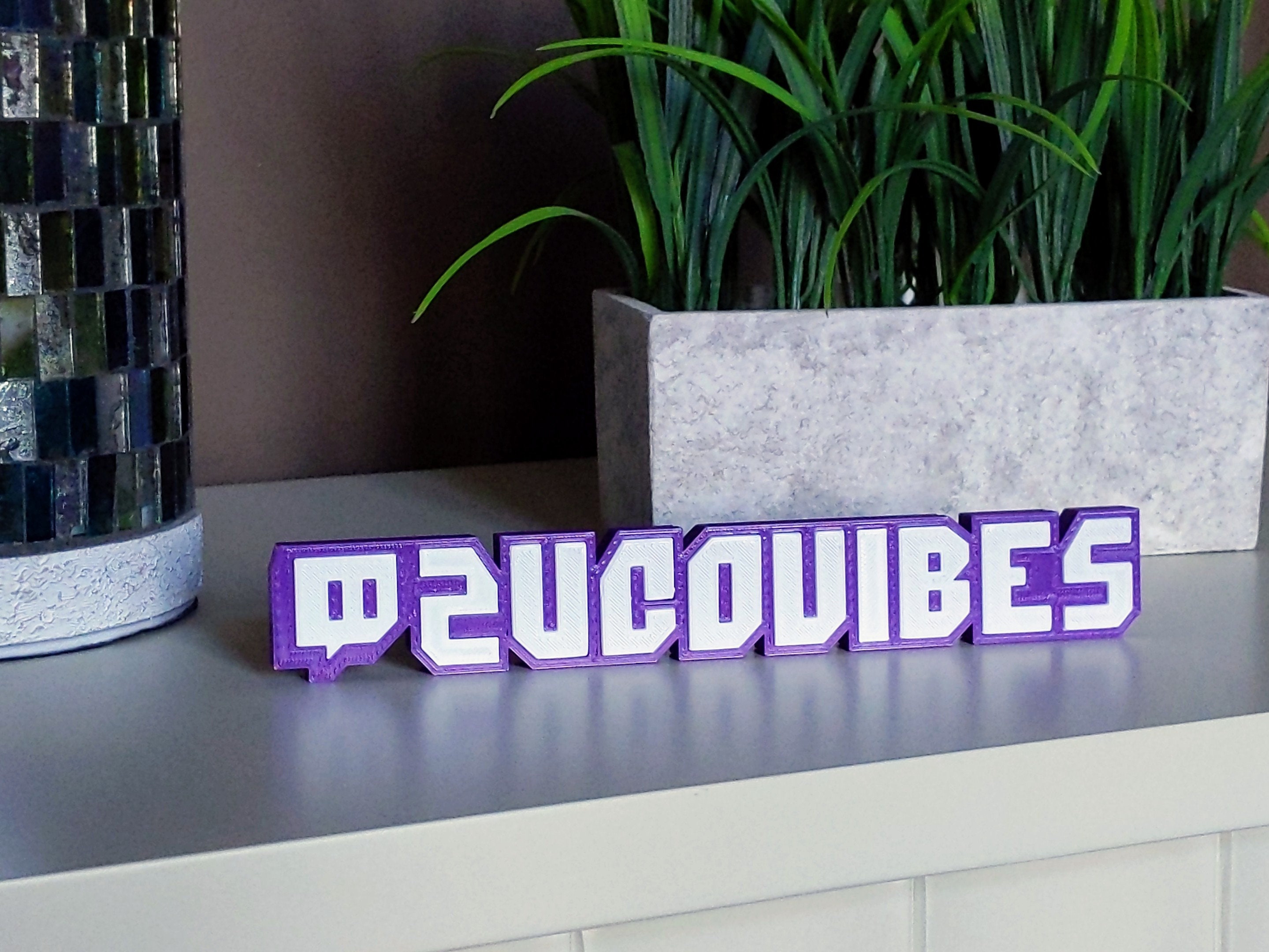 Custom Twitch Nameplate Personalized Twitch Logo Username | Etsy