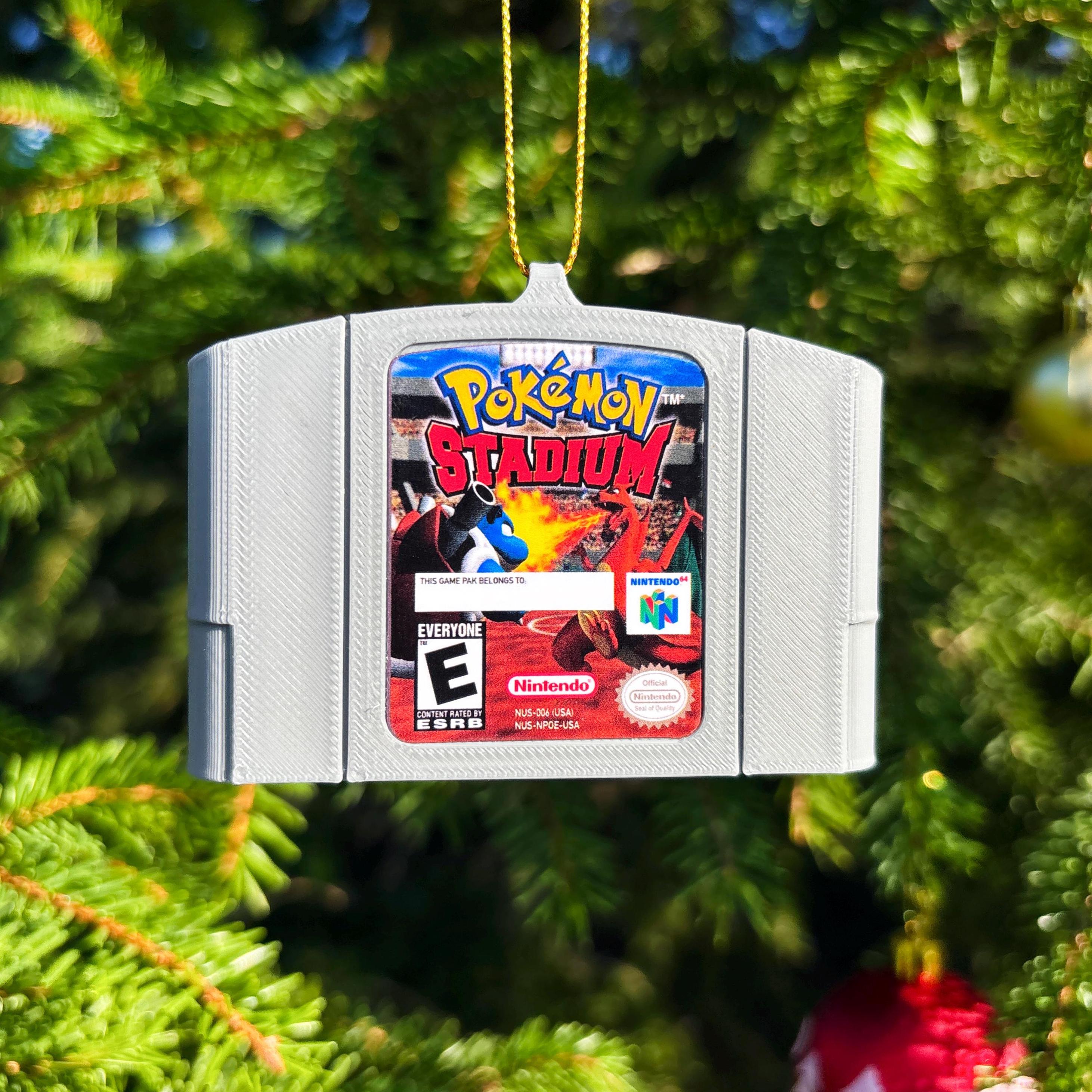 N64 Cart Ornaments, Christmas 2025 Game Cart, First Merry Xmas Tree ...