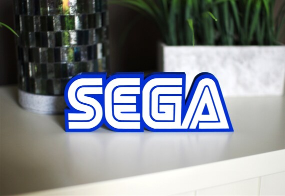 SEGA Video Game Logo Arcade Wall Art 3D Logo Desk Decor - Etsy Canada