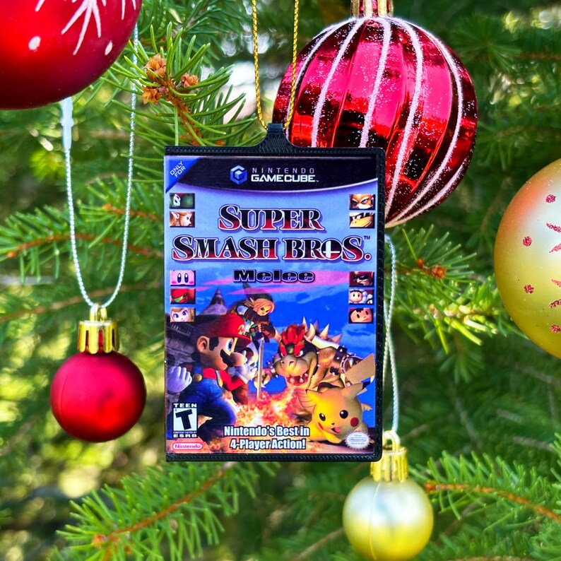 Gamecube Ornaments, Christmas 2025 Game Case, First Merry Xmas Tree ...