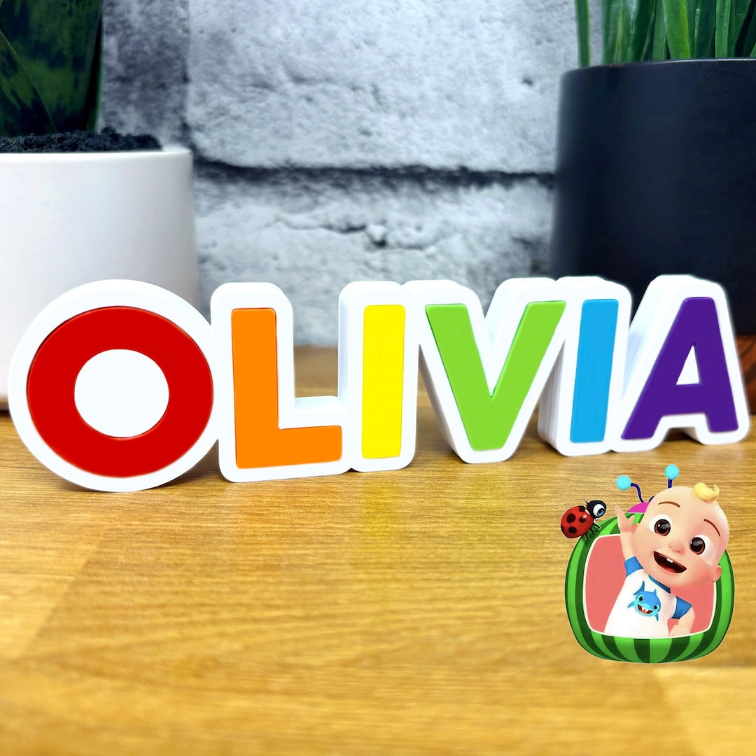 Custom Coco Style Nameplate, Personalized Rainbow Theme Party, Birthday ...