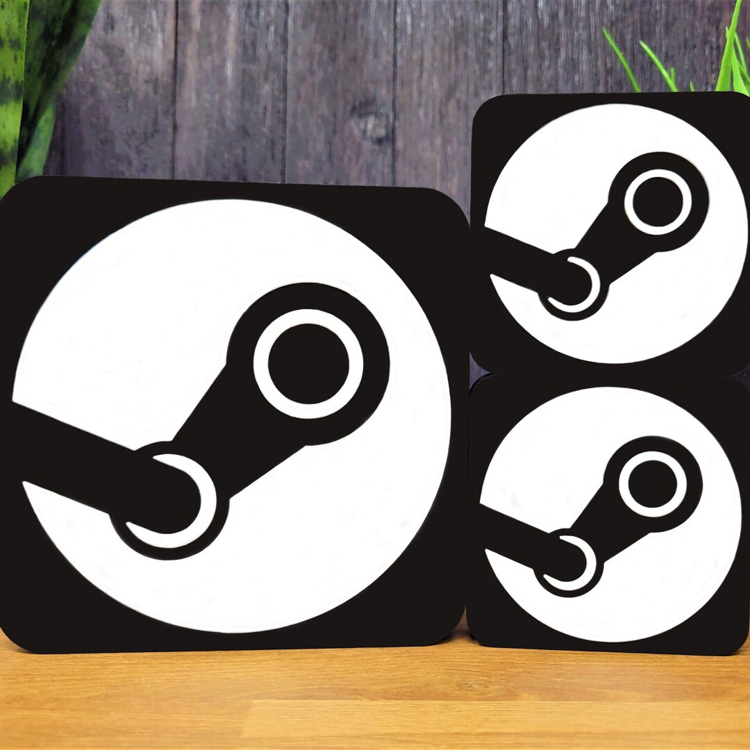 Steam Logo Display Badge, Valve Gaming, Steam Deck, Decor Sign, PC ...