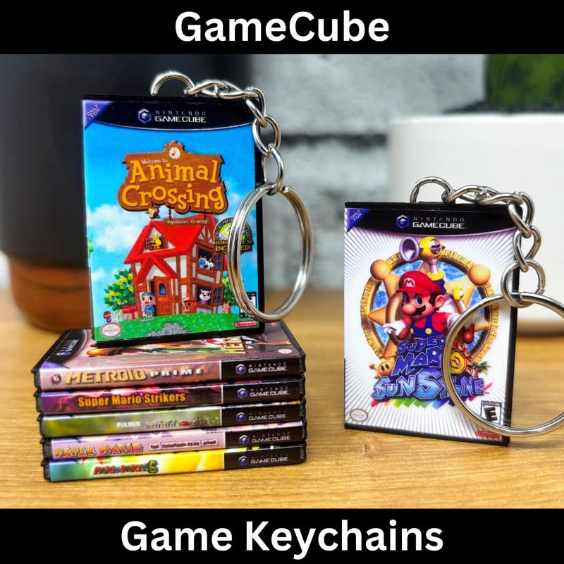 Gamecube Game Keychains - Etsy