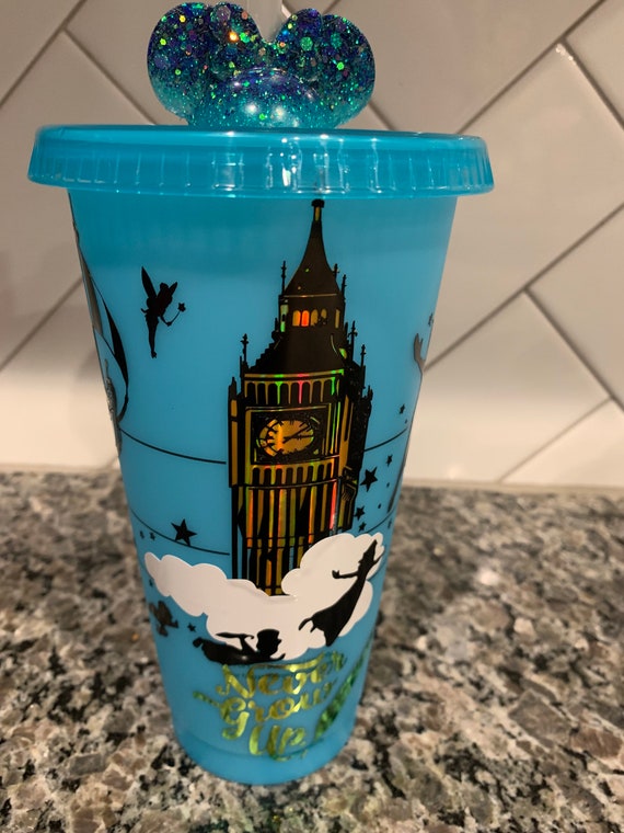 Peter Pan 24oz Starbucks cold cup - Gem