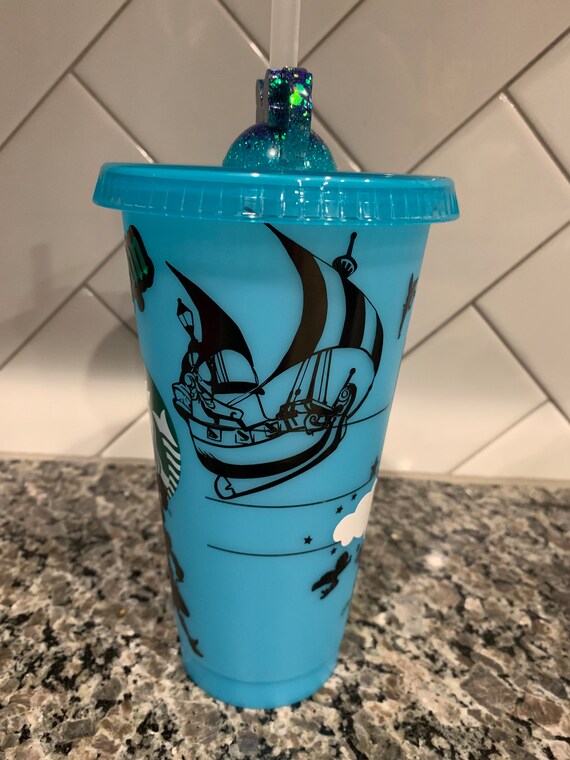 Peter Pan 24oz Starbucks cold cup - Gem