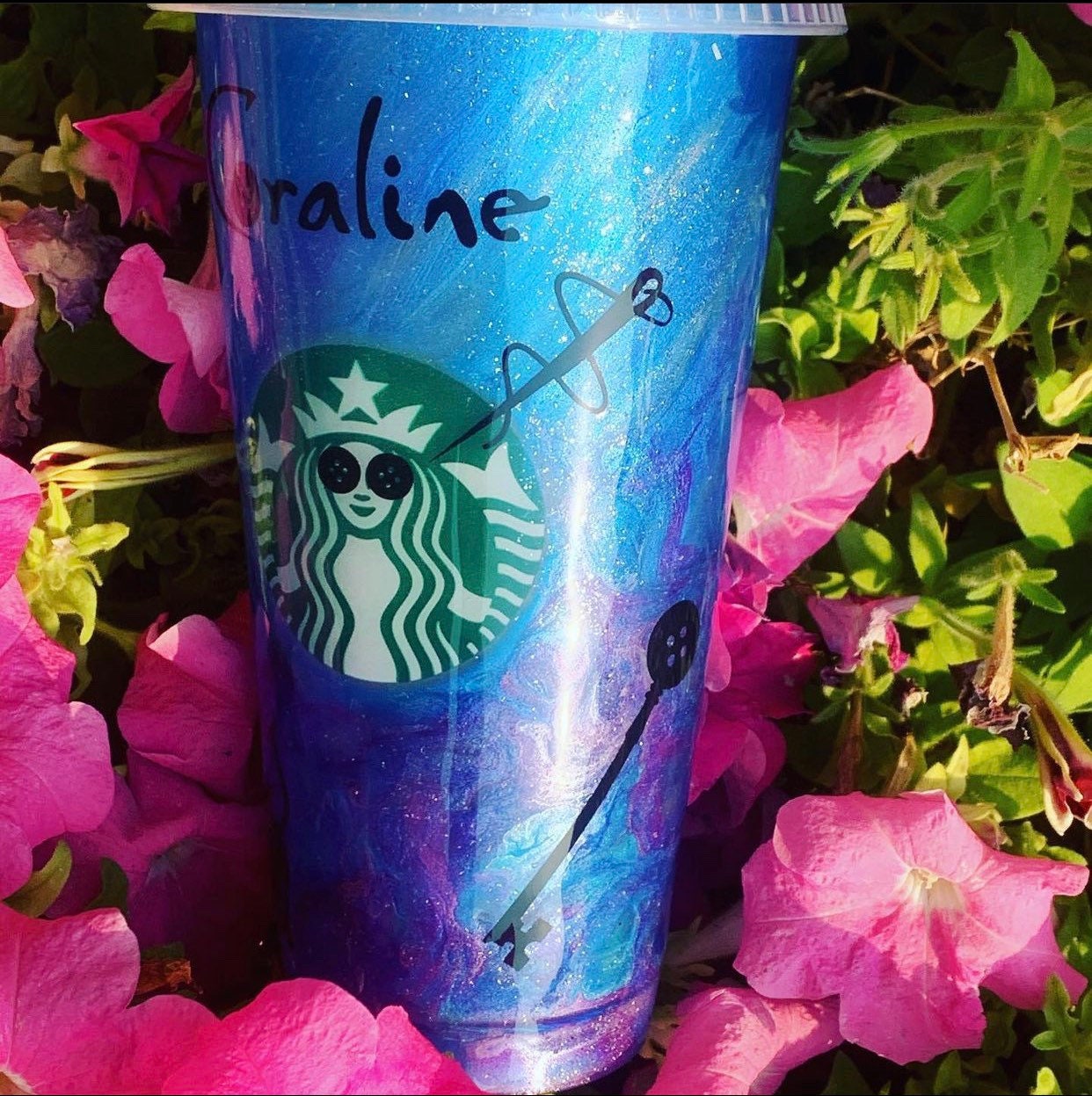CORALINE Starbucks Cold Cup - Etsy