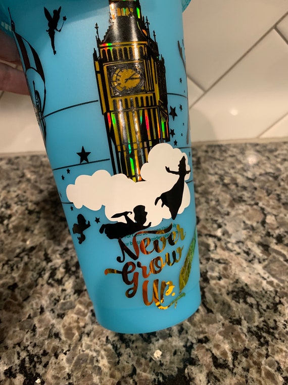 Peter Pan 24oz Starbucks cold cup - Gem