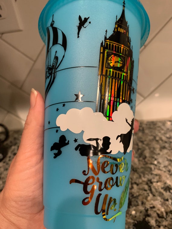 Peter Pan 24oz Starbucks cold cup - Gem