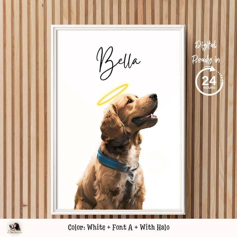 Multiple Pet Portrait Custom 3 Pet Portrait From Photo Custom Dog Art ...