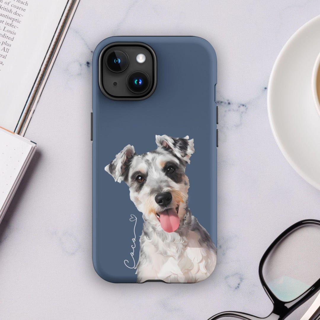 Custom Pet Phone Case Using Pet Photo + Name Custom Dog Phone Case ...