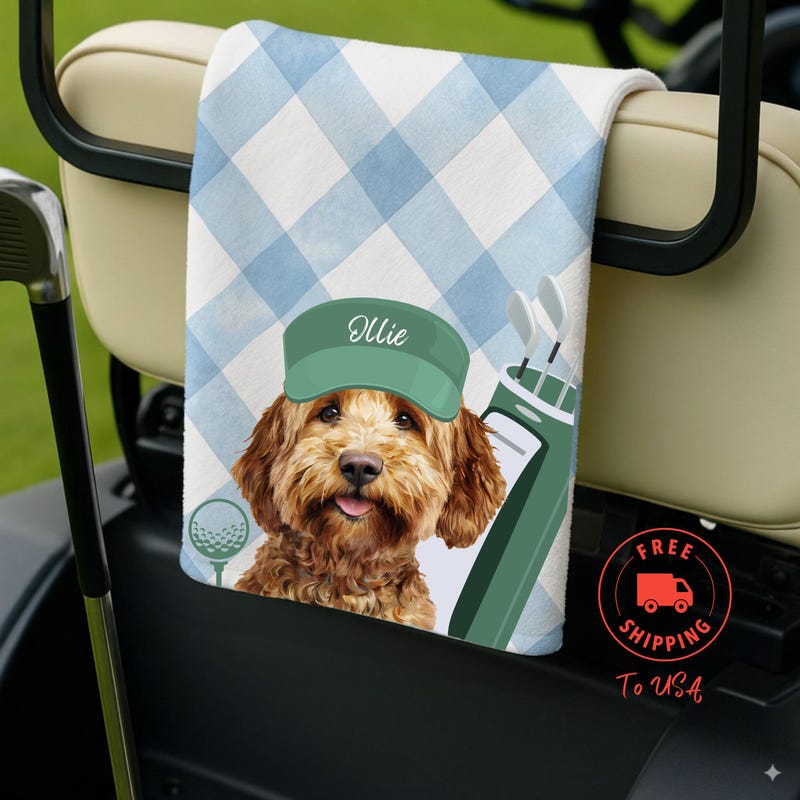 Christmas Towel With Dog - Etsy