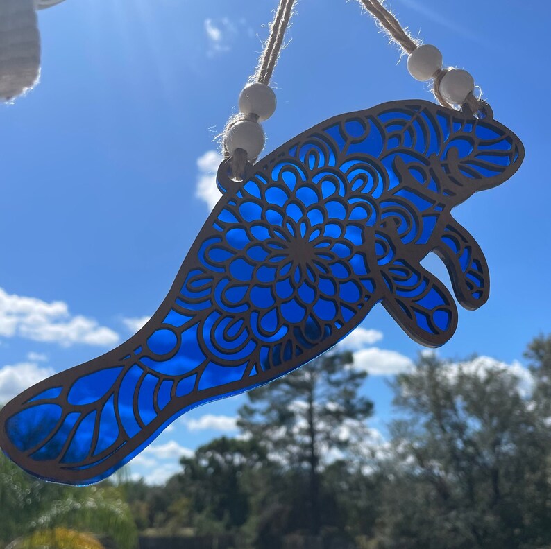 Manatee Suncatcher, Manatee Gift, Window Suncatcher, Sea Life Decor - Etsy