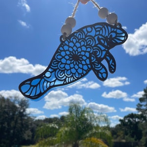 Manatee Suncatcher, Manatee Gift, Window Suncatcher, Sea Life Decor - Etsy