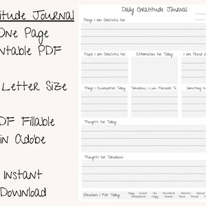 Digital Gratitude Journal - Printable PDF - Can Use in Goodnotes ...