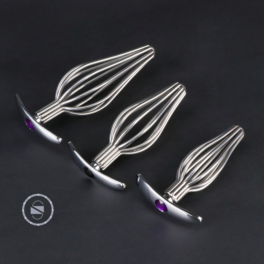 Stainless Steel Hollow Butt Plug Anal Training Beginners Plugs Anal 1305