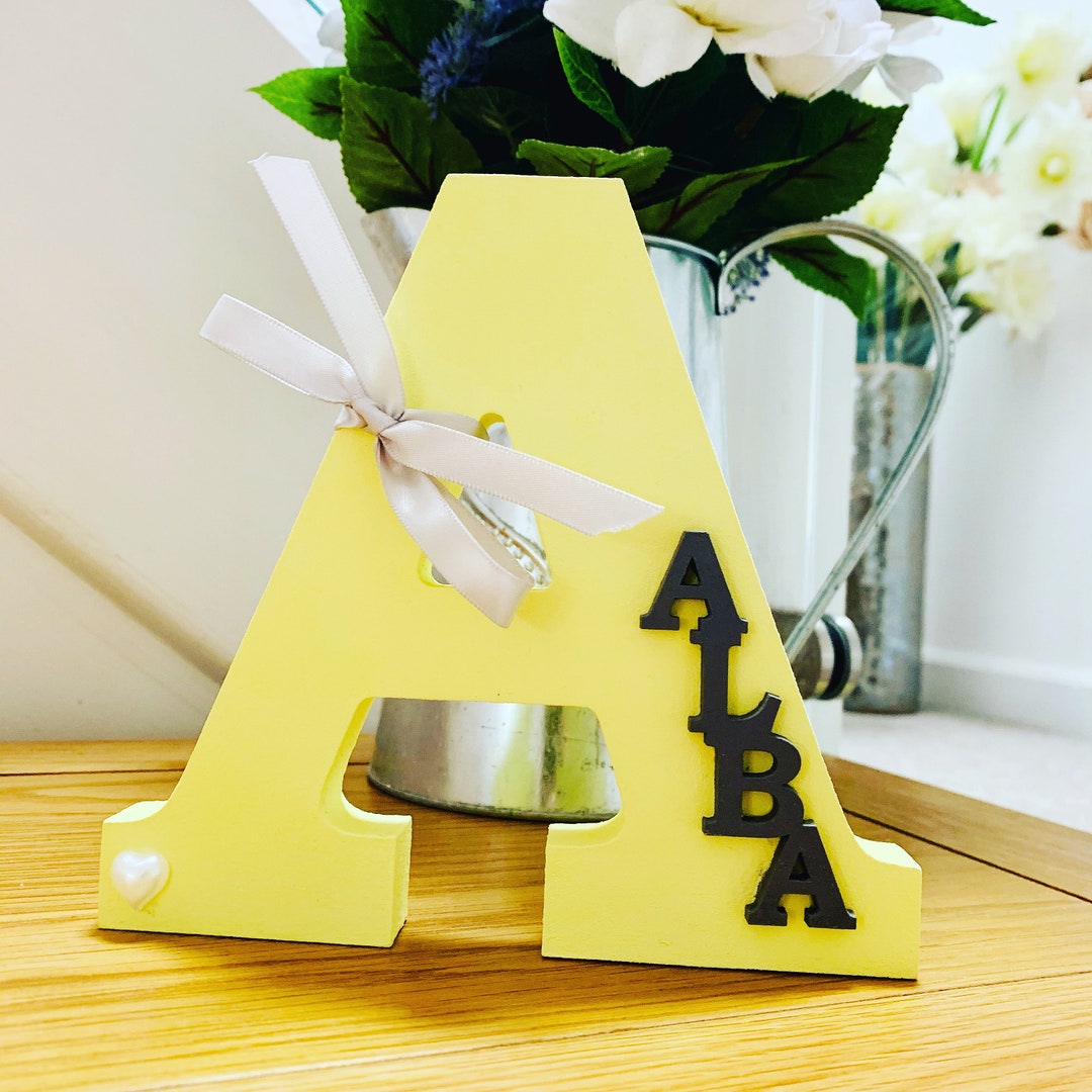 Personalised Initial Letters, Personalized Gift, Custom Gift, Letters ...