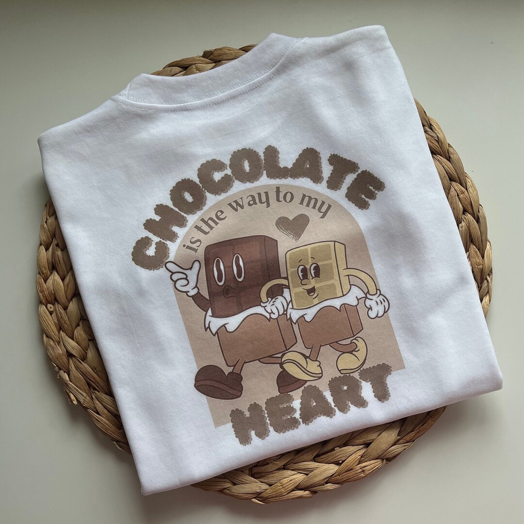 CHOCOLATE Chocolate is the Way to My Heart Easter T-shirt Design. Tees ...