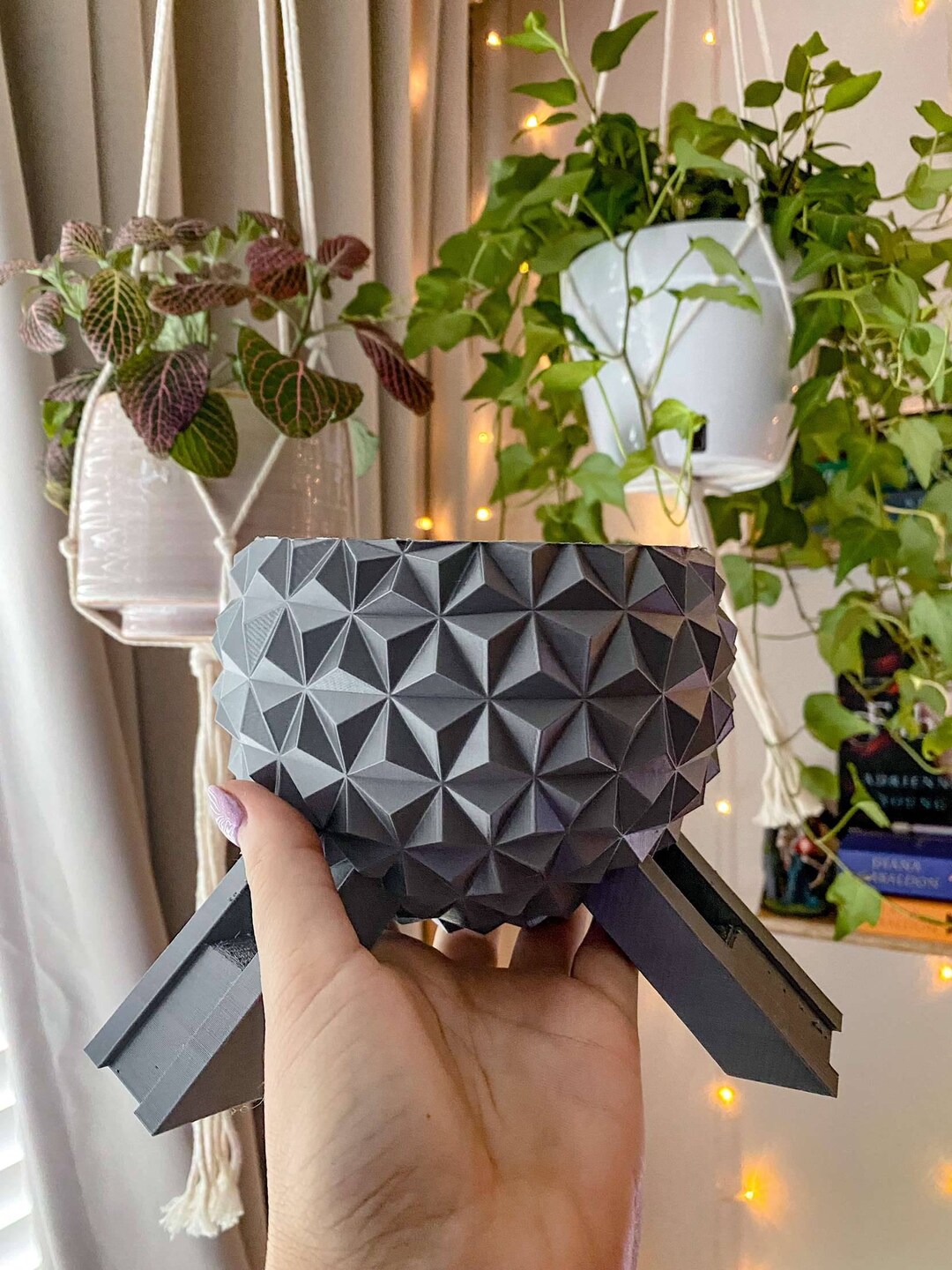 Spaceship Earth Plant Pot - Etsy