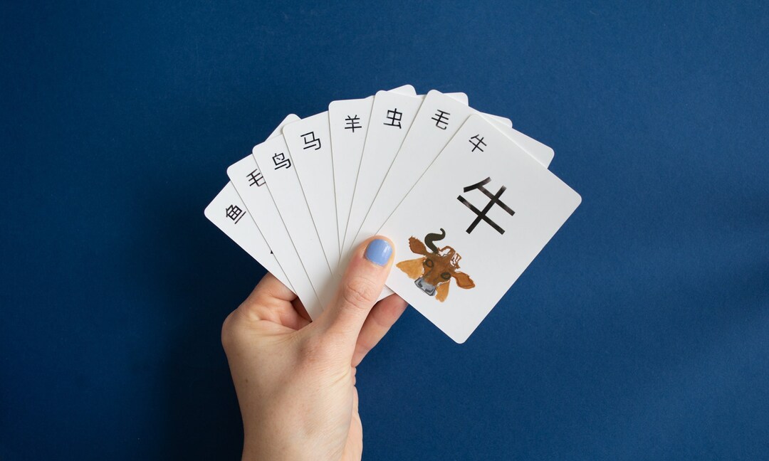 Mandarin Chinese Learning Game: Animal Radicals Card Game - Etsy