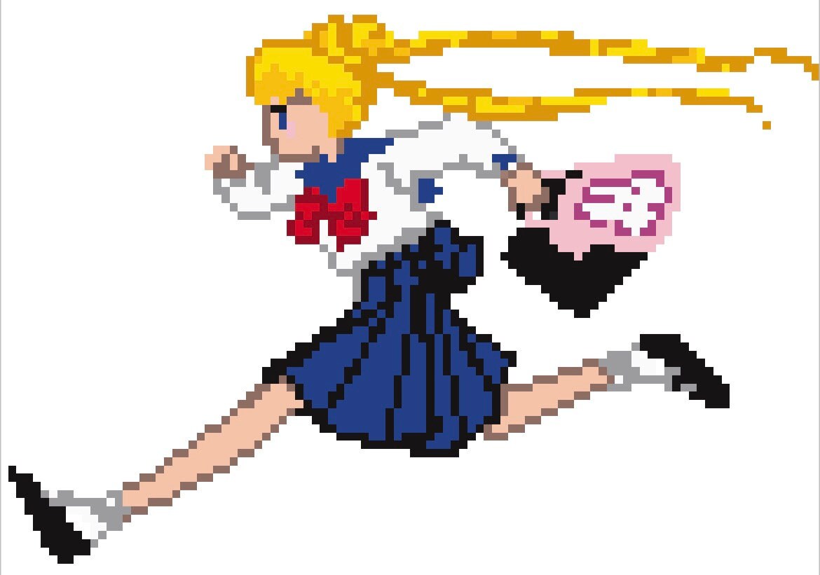 Usagi Sailor Moon Cross Stitch Pattern - Etsy