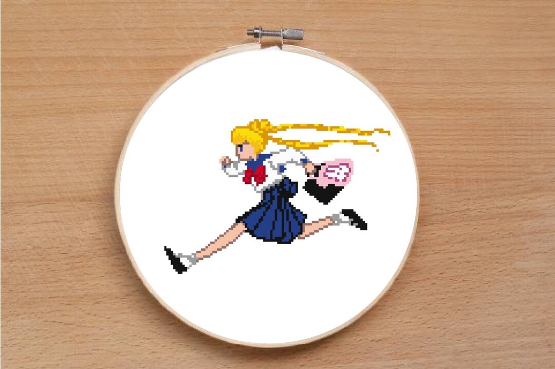 Usagi Sailor Moon Cross Stitch Pattern - Etsy