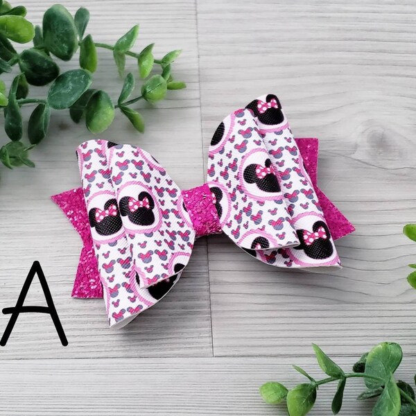 Minnie mouse moño - Etsy España