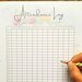 Homeschool Attendance Log in Flower Design, Attendance Record Printable ...