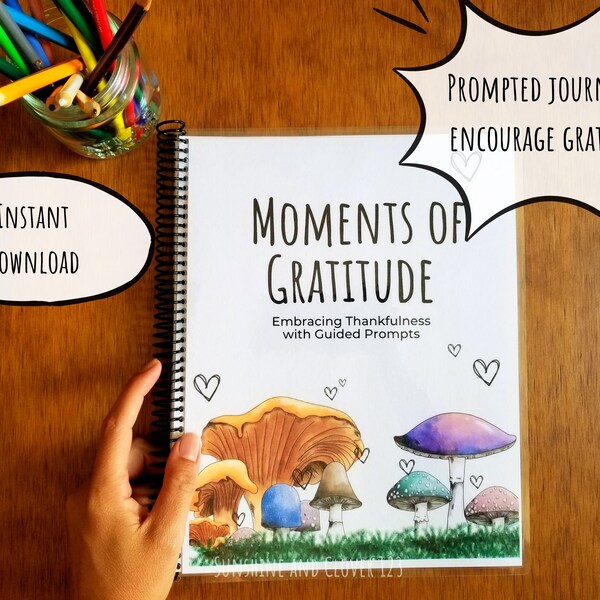 Gratitude Prompts Printable - Etsy