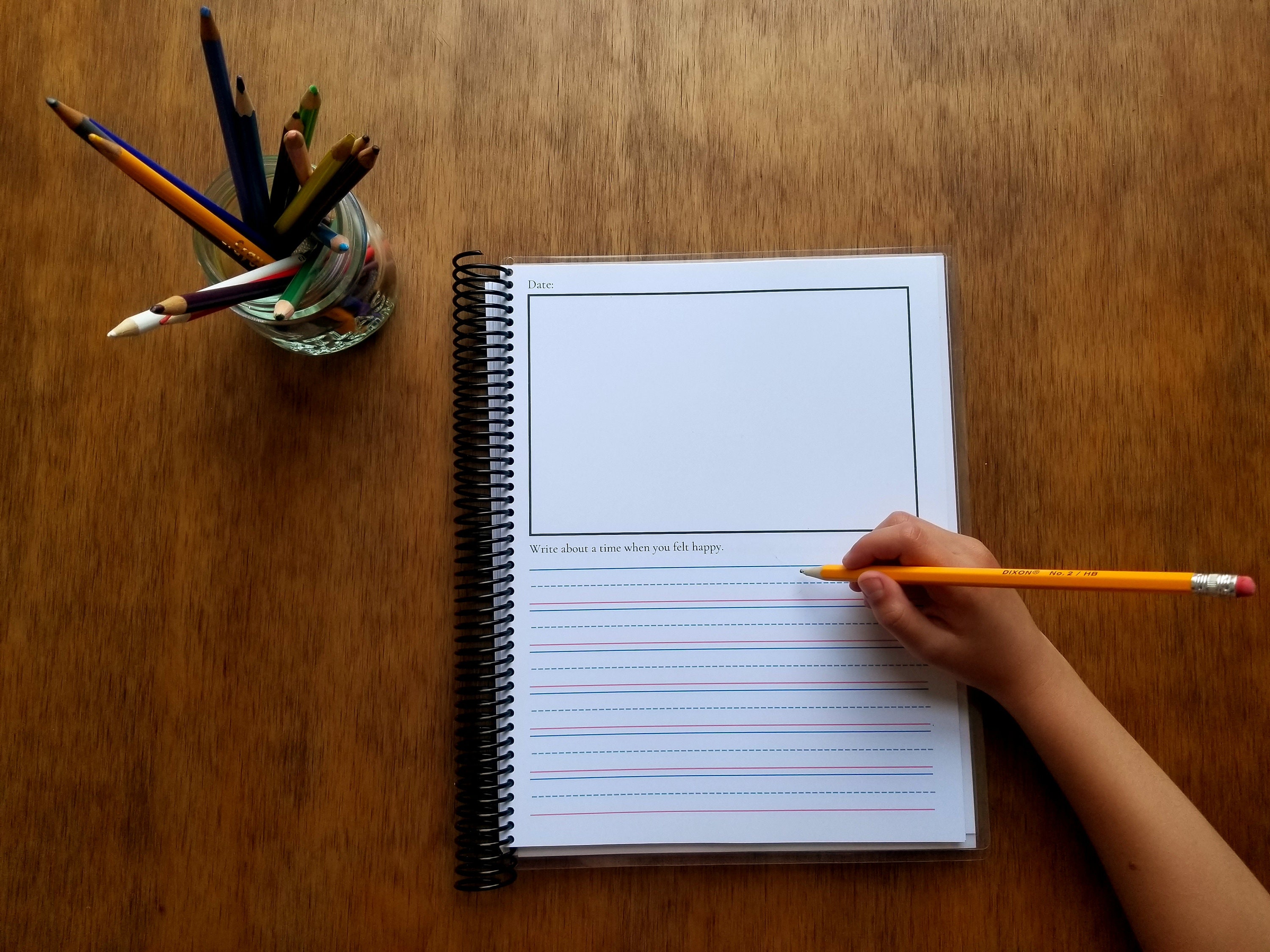 Printable Journal for Young Kids With Large Writing Space Kids ...