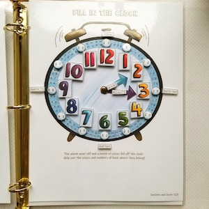 Time Learning Clocks, Printable Clock Activity, Telling Time ...