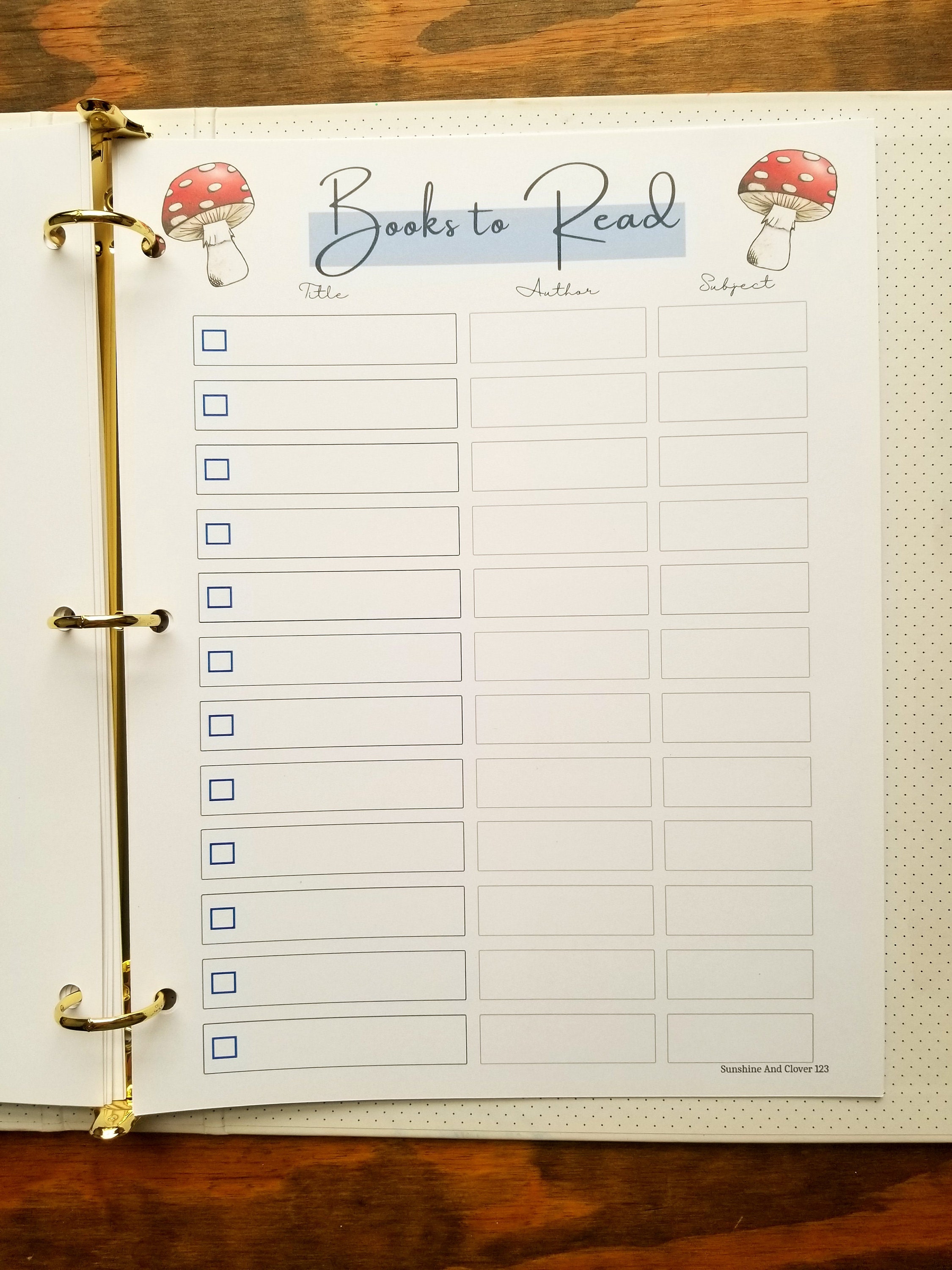 Printable Homeschool Planner Mushroom Blue, Homeschool Goals Expanded ...