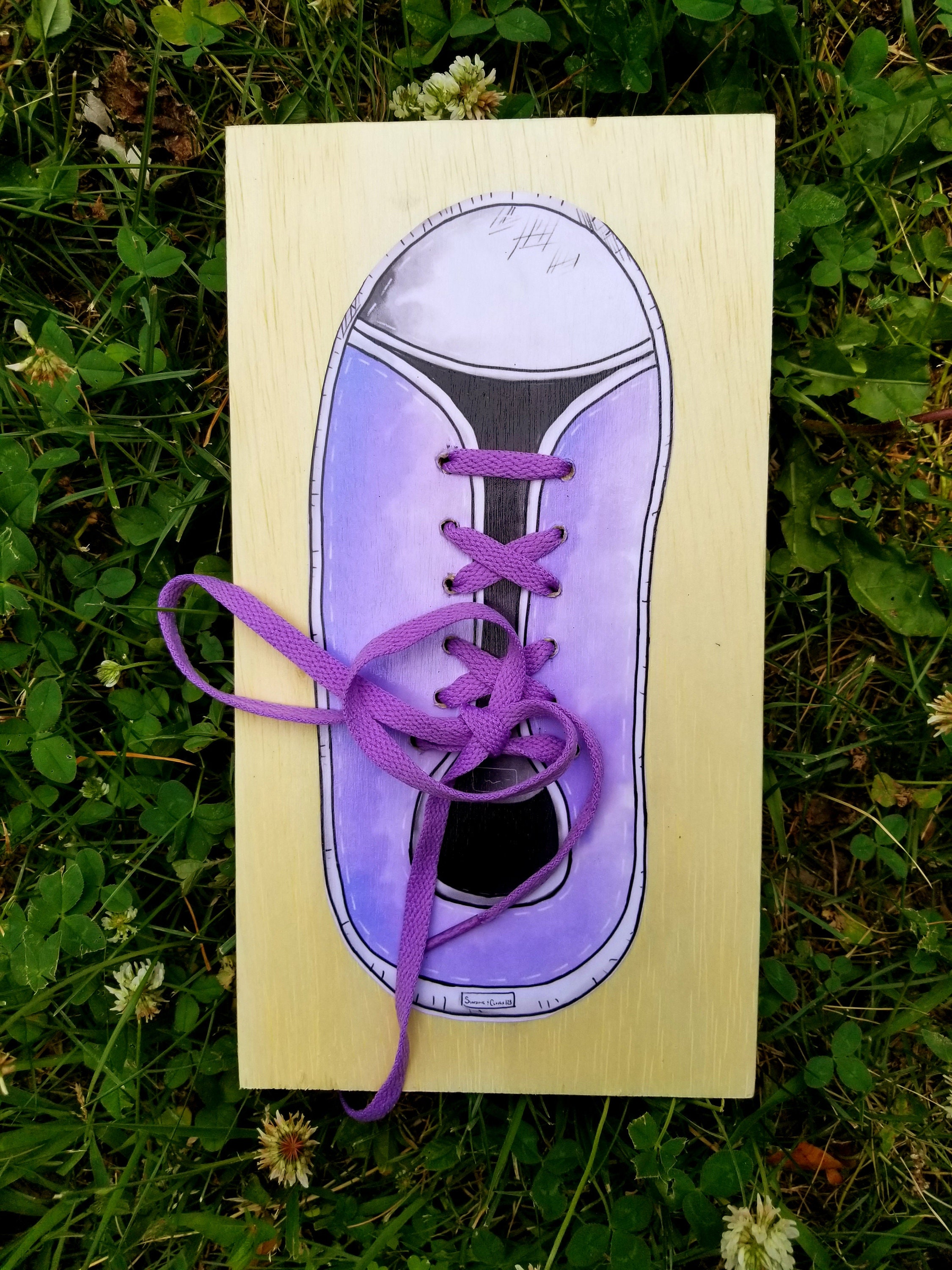 Montessori Shoe Lace Tying Practice Board, Shoelace Tying Boards, Learn ...