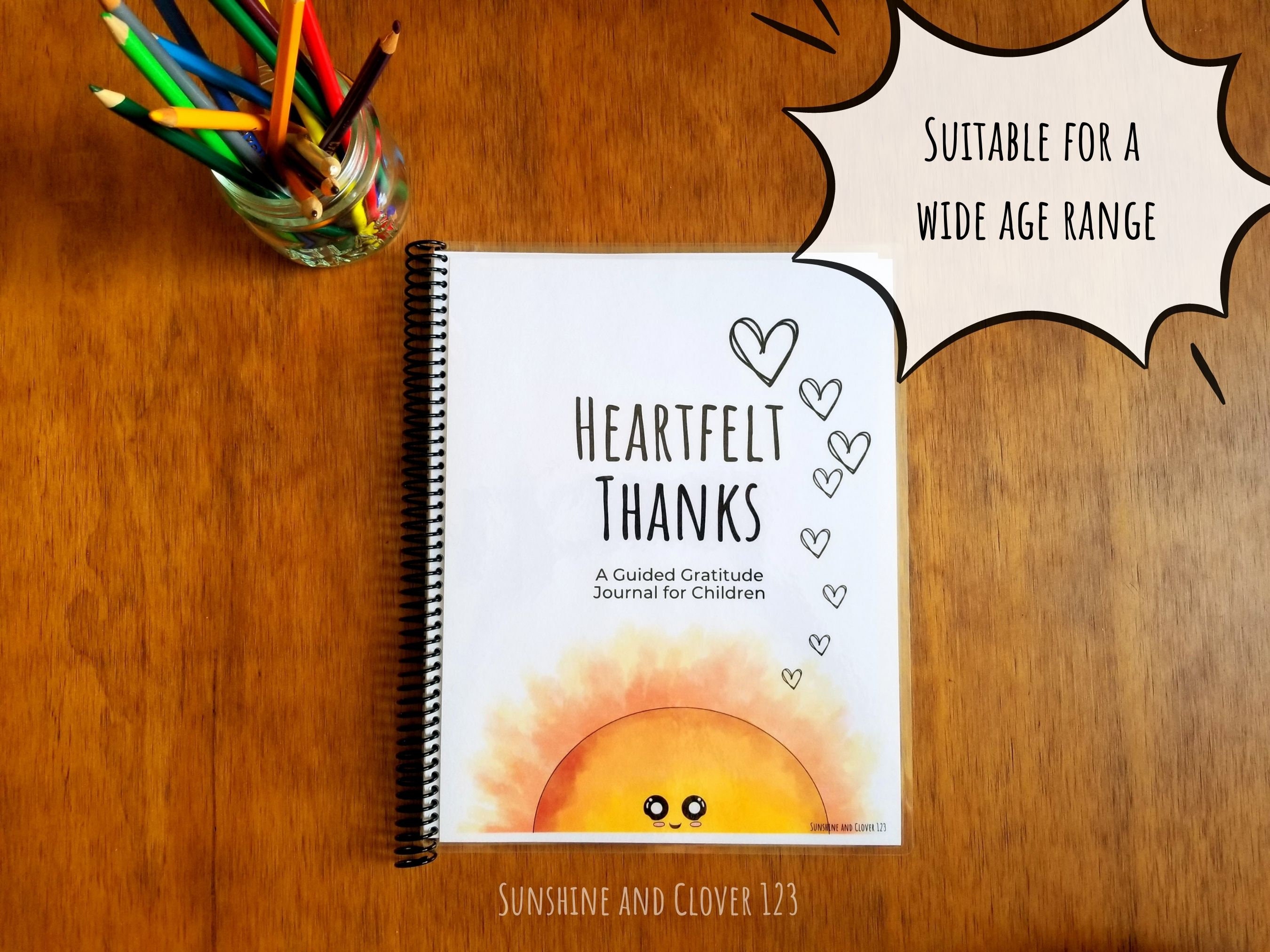 Gratitude Journal for Kids Printable Thankfulness Journaling Prompts ...