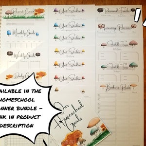 Attendance Log Mushroom Printable Attendance Record PDF Attendance Log ...