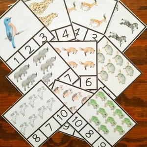 Preschool Numbers Activity, Homeschool Preschool Printable, Count and ...
